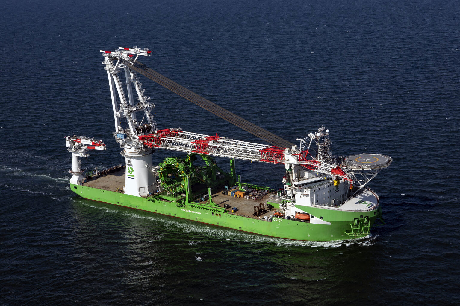 DEME’s revolutionary offshore installation vessel ‘Orion’ joins the ...