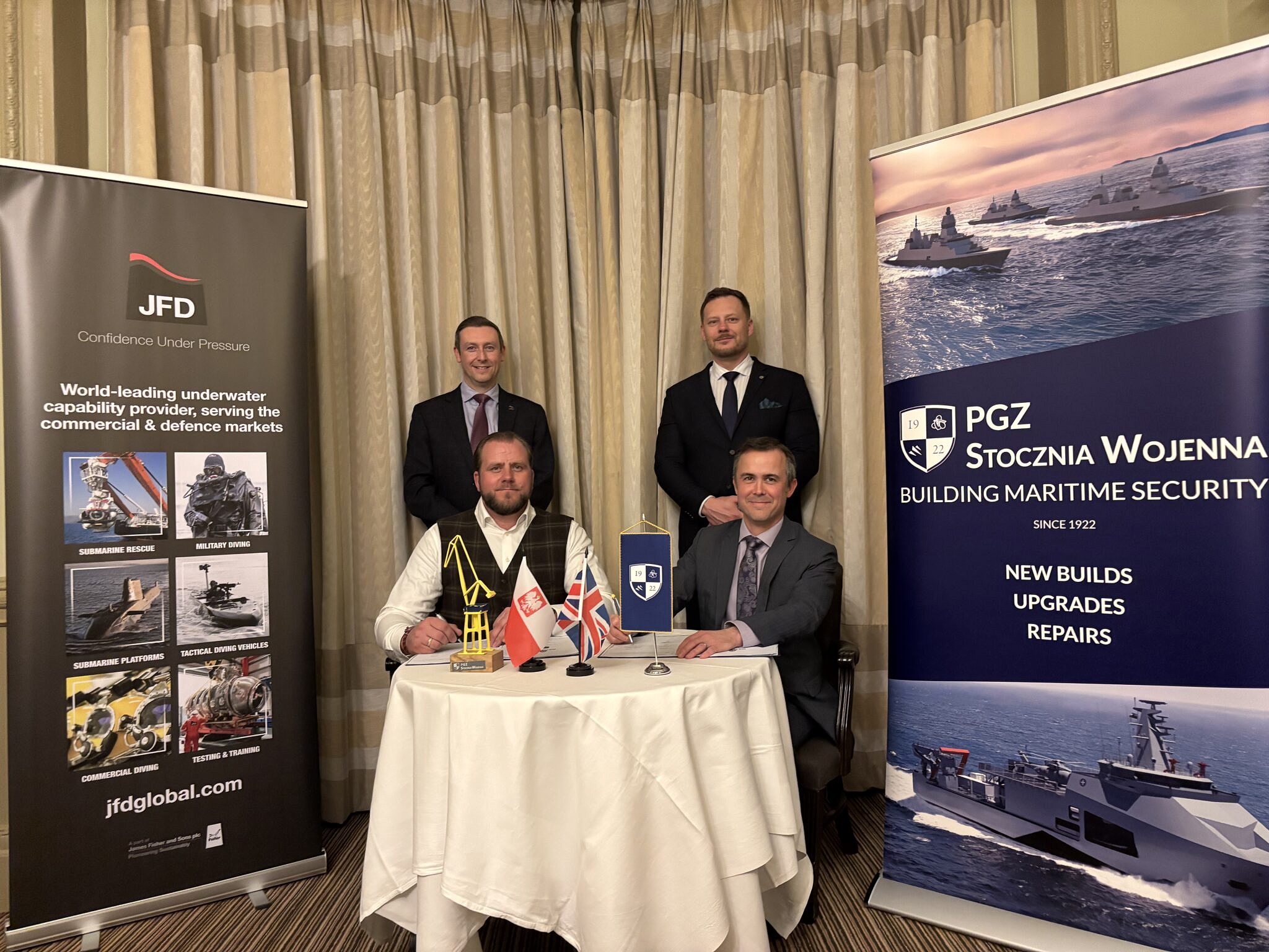JFD Global awarded contract to provide deep saturation diving and submarine rescue capability to ...